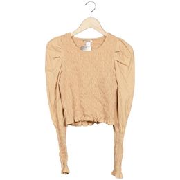 MONKI Langarmshirt Damen Gr&ouml;&szlig;e S Second Hand beige