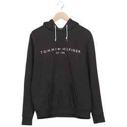 Tommy Hilfiger Kapuzenpullover Herren Gr&ouml;&szlig;e L Second Hand schwarz
