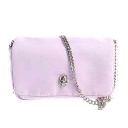 Alexander McQueen Schultertasche / Umh&auml;ngetasche Damen Gr&ouml;&szlig;e One Size Second Hand lavendel