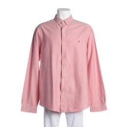 Polo Ralph Lauren Freizeithemd / Shirt / Polohemd langarm Herren Gr&ouml;&szlig;e XXL Second Hand hellpink
