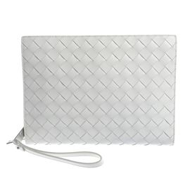 Bottega Veneta Clutch Damen Gr&ouml;&szlig;e One Size Second Hand wei&szlig;
