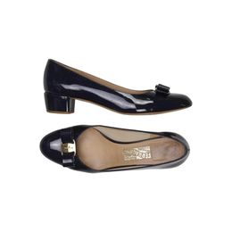 Salvatore Ferragamo Pumps Damen Gr&ouml;&szlig;e 42.5 Second Hand marine