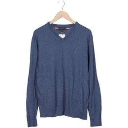 Tommy Hilfiger Pullover Herren Gr&ouml;&szlig;e XL Second Hand blau