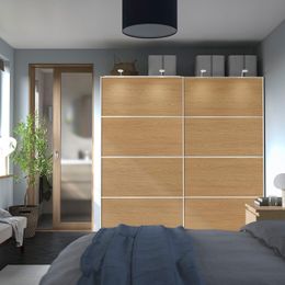 IKEA PAX / MEHAMN Kleiderschrank mit Schiebet&uuml;ren