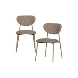 Woood Esszimmerstuhl 2er-Set beige Ma&szlig;e (cm): B: 56 H: 77 &raquo; M&ouml;bel Kraft