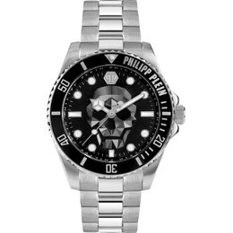 Philipp Plein Watches Analoguhr 'THE $KULL DIVER' Herren Gr&ouml;&szlig;e One Size schwarz / silber