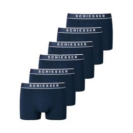 Schiesser Boxer shorts '95/5 Organic Cotton' male Blue size XL