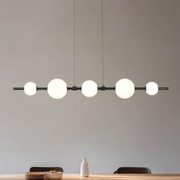 LUCANDE LED-H&auml;ngelampe Tanira, schwarz/wei&szlig;, 140cm, step-dim