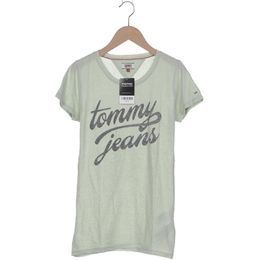 Tommy Jeans T-Shirt Damen Gr&ouml;&szlig;e M Second Hand hellgr&uuml;n