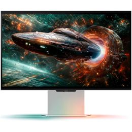 Samsung Gaming-Monitor "S27FG904XU", Energieeffizienz: F (A-G), silber, B:61,41cm H:37,22cm T:4,6cm, Monitore