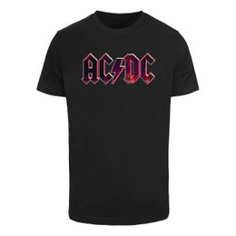 Merchcode Damen T-Shirt "Merchcode Herren ACDC - Distressed Logo T-Shirt"schwarz, Gr. L, bedruckt, 100% Baumwolle, Shirts