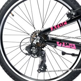 S'COOL Jugendfahrrad S&rsquo;COOL "S'COOL Xroc Pro 24-K7 Oxid/Pink" Gr. 30, oxid, pink, Fahrr&auml;der, Kinder, 30cm, 24 Zoll (60,96cm)