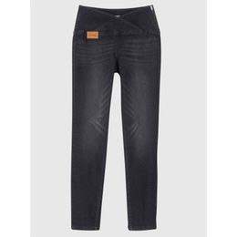 Bequeme Jeans Casual Looks, Damen, Gr. 195, Extrakurzgr&ouml;&szlig;en, schwarz (schwarz denim), 81% Baumwolle, 17% Polyester, 2% Elasthan, unifarben, lang, Jeans