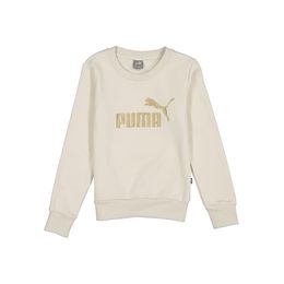 Puma Sweatshirt "ESS+ Glitter" in Creme - 31% | Gr&ouml;&szlig;e 164 | Kinder-sweatshirts-jacken