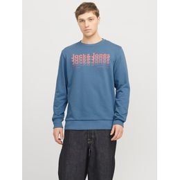 Jack & Jones Jack & Jones Sweatshirt in Blau - 54% | Gr&ouml;&szlig;e M | Herren-plussize