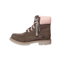 Timberland Leder-Boots "6" Prem" in Braun - 72% | Gr&ouml;&szlig;e 37 | Damen-stiefel