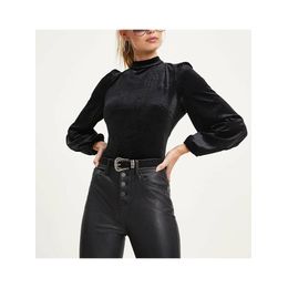 Milan Kiss Bluse in Schwarz - 64% | Gr&ouml;&szlig;e L | Damen-blusen