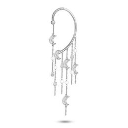 Eclat d'Argent Silber-Earcuff mit Perlen und Edelsteinen - 69% | Schmuck