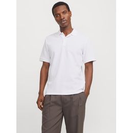 Jack & Jones Jack & Jones Poloshirt in Wei&szlig; - 43% | Gr&ouml;&szlig;e XL | Herren-plussize
