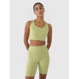 4F Sport-BH in Limette - Low - 60% | Gr&ouml;&szlig;e XL | Damen-sportunterwaesche