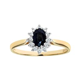 Revoni Gold-Ring mit Diamanten - 75% | Gr&ouml;&szlig;e 64 | Schmuck