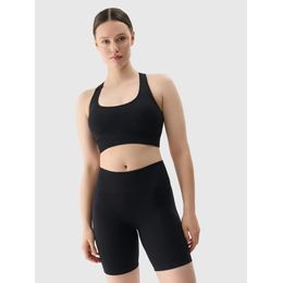 4F Sport-BH in Schwarz - Low - 60% | Gr&ouml;&szlig;e XS/S | Damen-sportunterwaesche