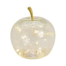 G. Wurm LED-Dekoobjekt "Apfel" in Wei&szlig; - (H)17 x &Oslash; 16 cm - 15% | Lichterketten-dekobeleuchtung