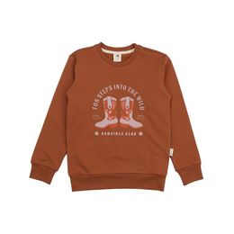 Walkiddy Sweatshirt in Hellbraun - 40% | Gr&ouml;&szlig;e 140 | Kinder-sweatshirts-jacken