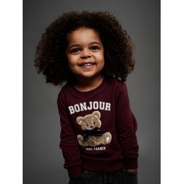 name it Sweatshirt "Rear" in Rot - 44% | Gr&ouml;&szlig;e 104 | Kinder-sweatshirts-jacken