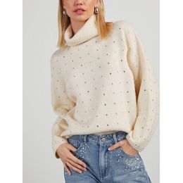 Milan Kiss Rollkragenpullover in Creme - 66% | Gr&ouml;&szlig;e M | Damen-pullover-cardigans