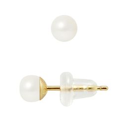 Pearl Addict Perlen-Ohrstecker in Wei&szlig; - 78% | Schmuck
