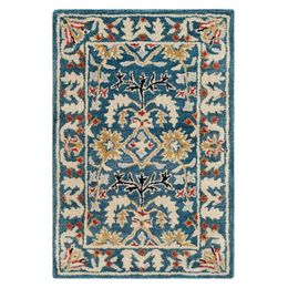 Safavieh Woll-Teppich ''Antiquity'' in Blau/ Beige - 38% | Gr&ouml;&szlig;e 152x244 cm |