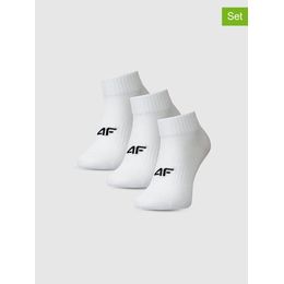 4F 3er-Set: Socken in Wei&szlig; - 44% | Gr&ouml;&szlig;e 32-34 | Kinder-socken-strumpfhosen
