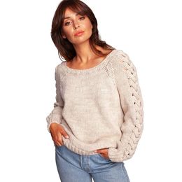 Be Wear Pullover in Beige - 72% | Gr&ouml;&szlig;e S/M | Damen-pullover-cardigans