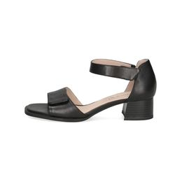 Caprice Leder-Snadaletten in Schwarz - 54% | Gr&ouml;&szlig;e 36 | Damen-sandalen
