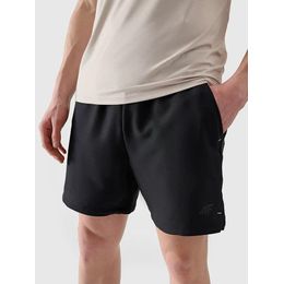 4F Trainingsshorts in Schwarz - 57% | Gr&ouml;&szlig;e L | Herren-outdoorhosen