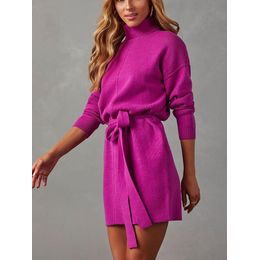Milan Kiss Strickkleid in Fuchsia - 66% | Gr&ouml;&szlig;e XL | Damen-kleider