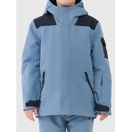 4F Ski-/ Snowboardjacke in Hellblau - 43% | Gr&ouml;&szlig;e 122 | Kinder-outdoor-jacken