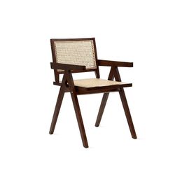 Homla Esszimmerstuhl "Rotin" in Braun/ Beige - (B)50 x (H)78 x (T)50 cm - 27% | Sitzmoebel