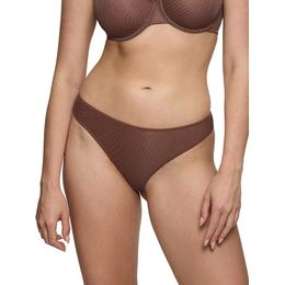 Triumph Slip "Harmony Spotlight Tai" in Dunkelbraun - 64% | Gr&ouml;&szlig;e 38 | Damen-unterteile