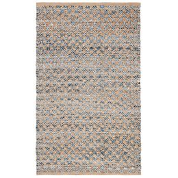 Safavieh Kurzflor-Teppich ''Cape Cod'' in Blau/ Beige - 39% | Gr&ouml;&szlig;e 183x183 cm |