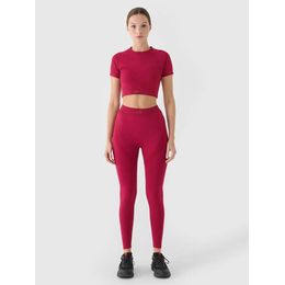 4F Trekkingleggings in Rot - 65% | Gr&ouml;&szlig;e M/L | Damen-sporthosen