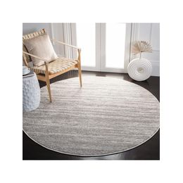 Safavieh Kurzflor-Teppich in Creme/ Silber - 36% | Gr&ouml;&szlig;e 122x122 cm |