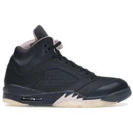 Nike Low-Top Sneaker - Jordan 5 Retro PSG Paris Saint-Germain Off Noir - Gr. 48,5 (EU) - in Gold - f&uuml;r Damen