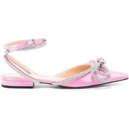 Mach&Mach Ballerinas - Flat Shoes Pink - Gr. 37,5 (EU) - in Gold - f&uuml;r Damen