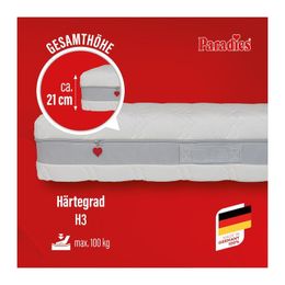 Paradies Kaltschaummatratze &raquo;Neuheit: Prolife Supreme, Testsieger Stiftung Warentest&laquo; 22 cm hoch Raumgewicht: 35 kg/m&sup3; 1 Stk. tlg. Note GUT (2,2), getestet in 