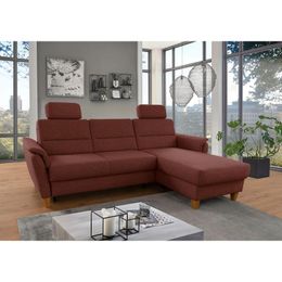 Home Affaire Ecksofa &raquo;Palmera L-Form, B: 244 cm - OTTO. Verl&auml;ssliche Qualit&auml;t.&laquo; optional Bettfunktion & Bettkasten, Federkern rosa 100% Polyester;