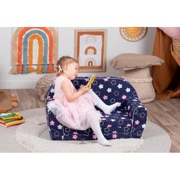 KNORRTOYS Sofa &raquo;Star, blue pink&laquo; f&uuml;r Kinder; Made in Europe blau