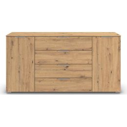 Rauch Kombikommode &raquo;Sideboard T&uuml;rkommode Schubladenkommode Kommode ASTANA&laquo; Breite 160 cm / H&ouml;he 81 cm, mit 4 Einlegeb&ouml;den, 2-t&uuml;rig, 4 ger&auml;umige 