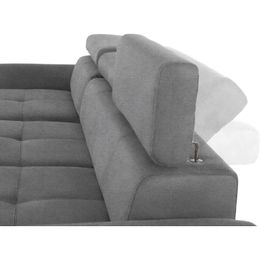 exxpo - sofa fashion Ecksofa &raquo;Maretto, bequem & komfortabel, bodenfrei, Breite 257cm, L-Form&laquo; inkl. Kopf- bzw. R&uuml;ckenverstellung, wahlweise mit 